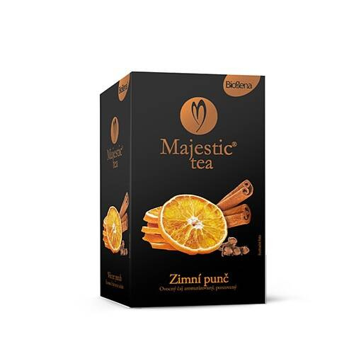 Biogena Majestic tea herbata owocowa - zimowy poncz - 20 saszetek - Kawa365