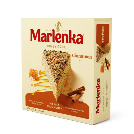 Marlenka Honey Cake Cinnamon - tort miodowy z cynamonem 800g - Kawa365